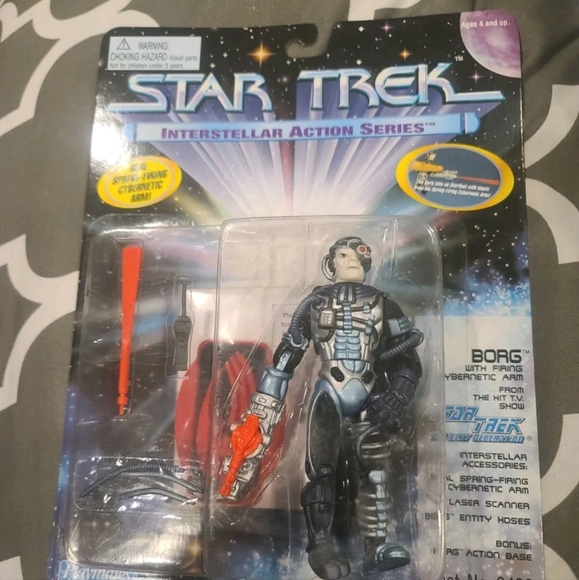 Other | New 1996 Playmates Star Trek Borg Action Figure Interstellar ...